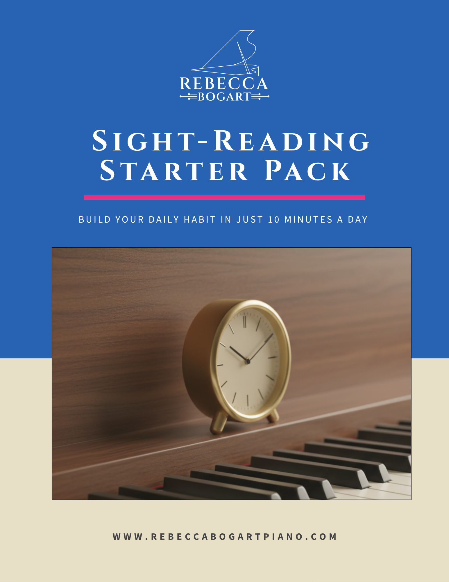 *11 TRIPWIRE FUNNEL – Sight Reading Starter Kit | Rebecca Bogart Piano
